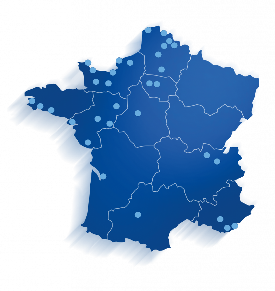 Nos implantations - UBBAK - Le froid à haut degré